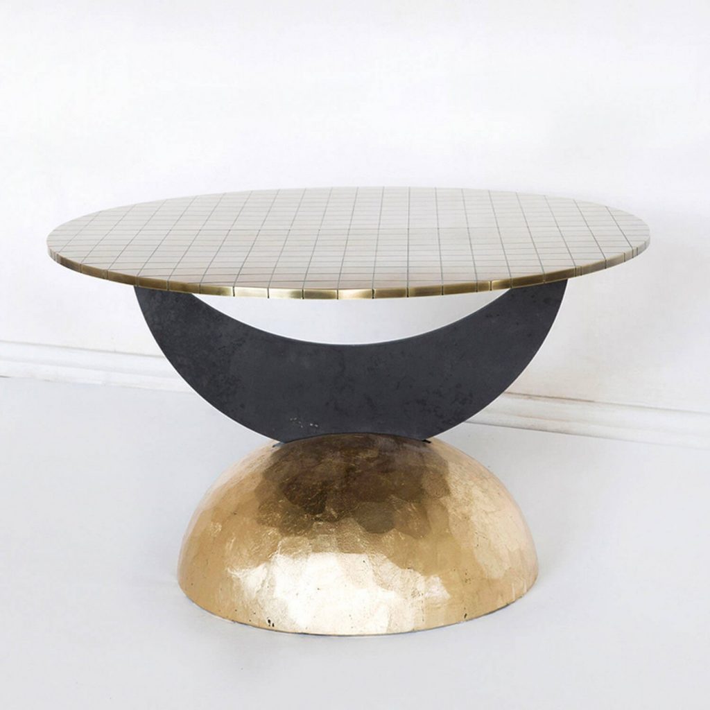 Popular half moon coffee table – African Artifacts and Art