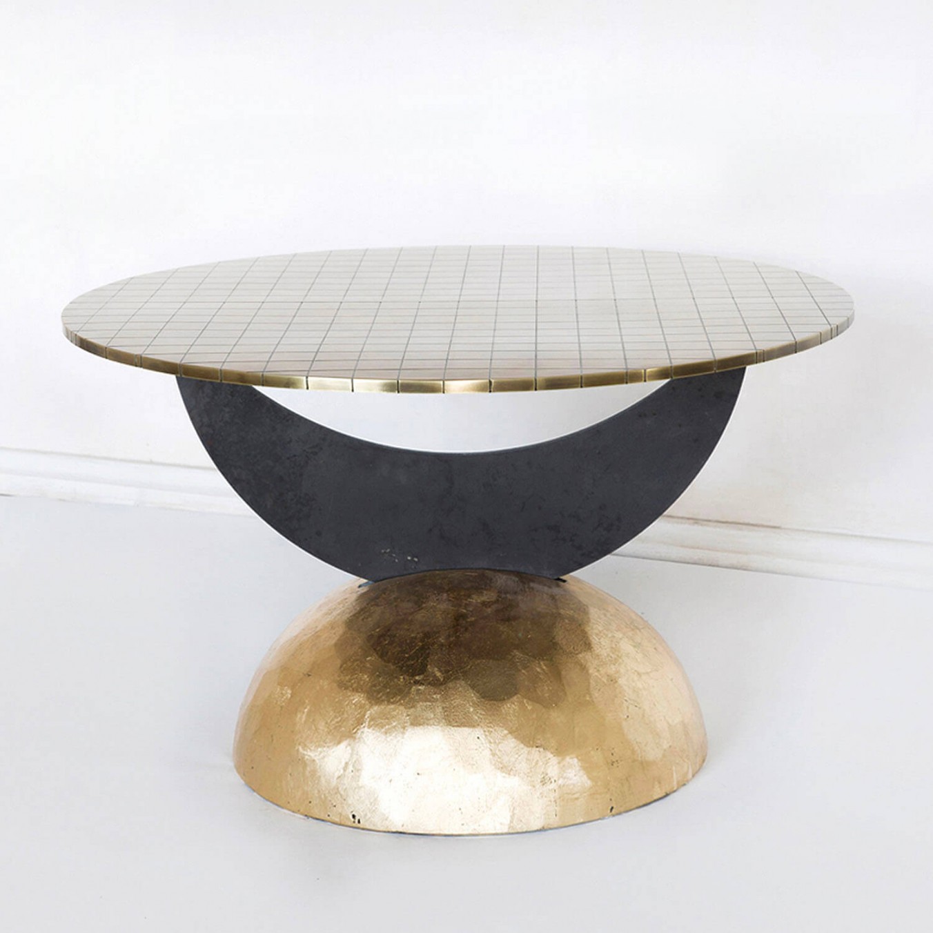 Popular half moon coffee table – African Artifacts and Art